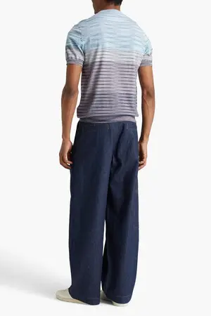Missoni Spacedyed Cotton Tshirt - Light Blue