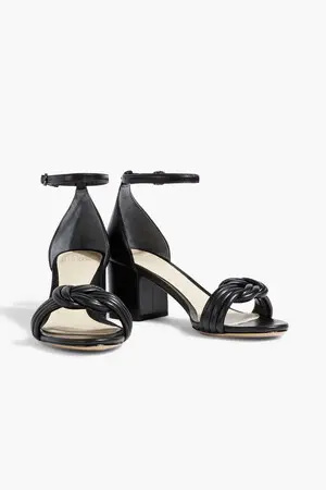 ALEXANDRE BIRMAN Clarita Knotted Leather Sandals