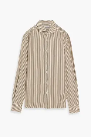 Boglioli Striped Lyocell Shirt