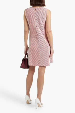 Carolina Herrera Embroidered Cotton Mini Dress