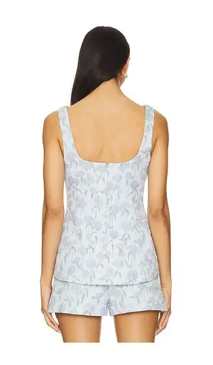 Amanda Uprichard Empire Top - Flores