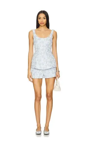Amanda Uprichard Empire Top - Flores