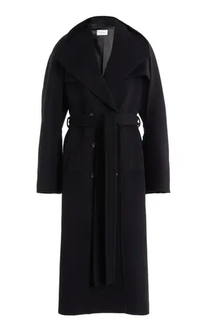 FERRAGAMO Wool-cashmere Wrap Coat