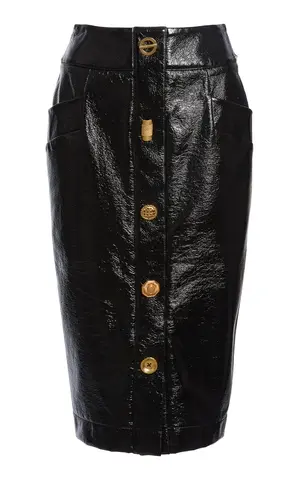 Françoise Bijou Vinyl Cotton Skirt