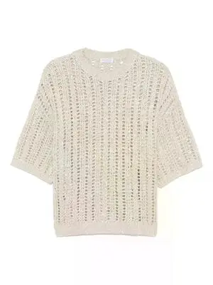 Brunello Cucinelli Sequin-embellished T-shirt