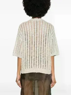 Brunello Cucinelli Sequin-embellished T-shirt