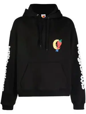 SKY HIGH FARM WORKWEAR Perennial Shana Logo Hoodie - Black