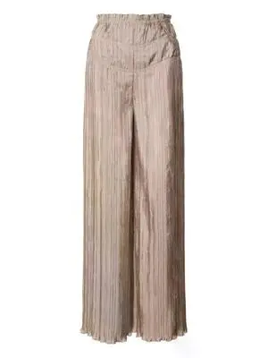 Alberta Ferretti Silk Trousers