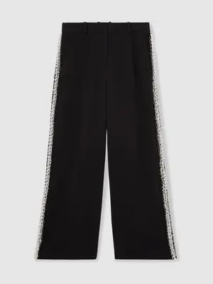 REISS Marcella Atelier Embellished Trousers
