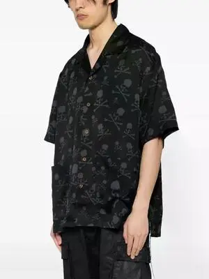 MASTERMIND WORLD All-over Graphic Print Shirt - Black