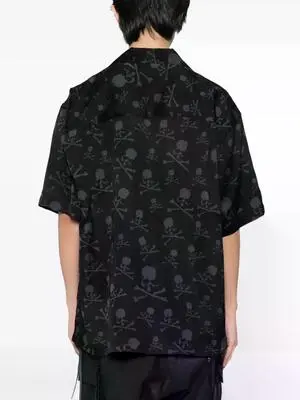 MASTERMIND WORLD All-over Graphic Print Shirt - Black
