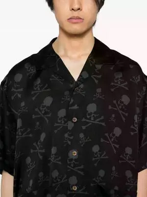 MASTERMIND WORLD All-over Graphic Print Shirt - Black