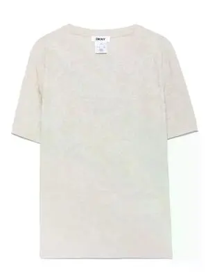 Dkny Logo-jacquard T-shirt