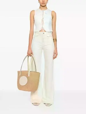Chloé Large Horse Medal Tote Bag - Neutrals