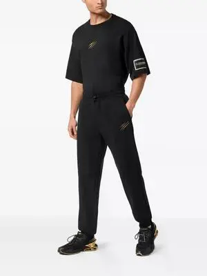 PLEIN SPORT Label Loose Track Pants