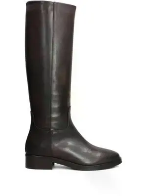JULIE DEE Leather Boots