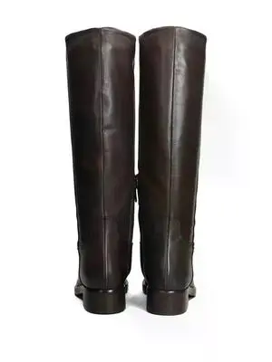 JULIE DEE Leather Boots