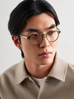 Bottega Veneta Forte Round-frame Optical Glasses