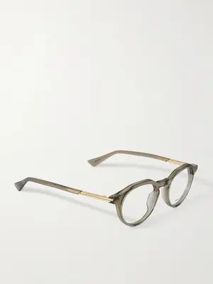 Bottega Veneta Forte Round-frame Optical Glasses