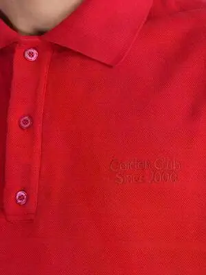 GOLDEN GOOSE Logo Polo Shirt - Red
