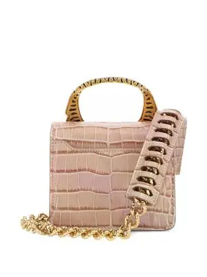 Roberto Cavalli Crocodile-embossed Tote Bag