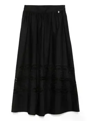 Liu Jo Embroidered Midi Skirt