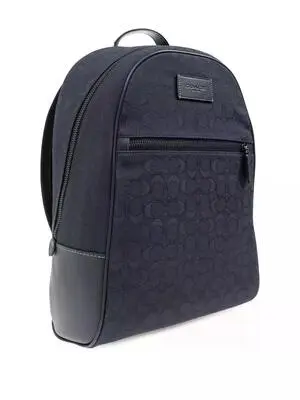 COACH Theo Monogrammed Backpack - Blue
