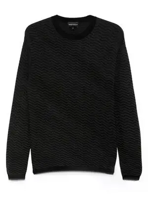 Emporio Armani Textured Knit Jumper