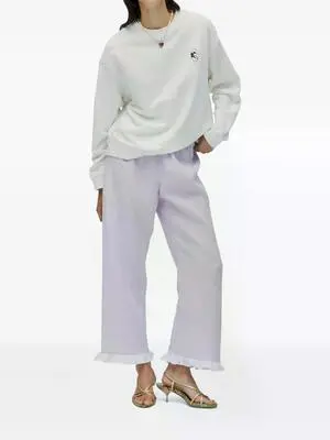 Sleeper Organic Linen Straight-leg Trousers