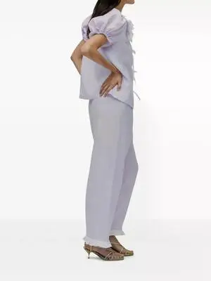Sleeper Organic Linen Straight-leg Trousers
