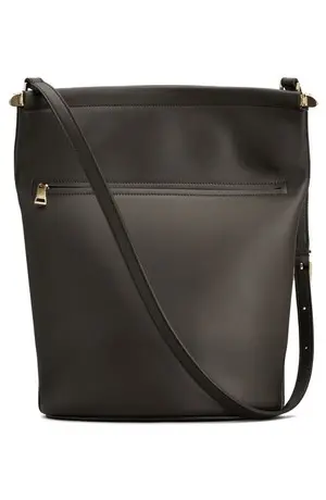 TOD'S Leather Shoulder Bag - Palissandro