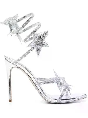 Women's Rene Caovilla Silver Sandals