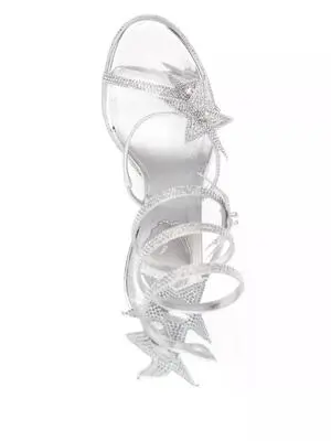 Rene Caovilla 100mm Rhinestone-embellished Sandals