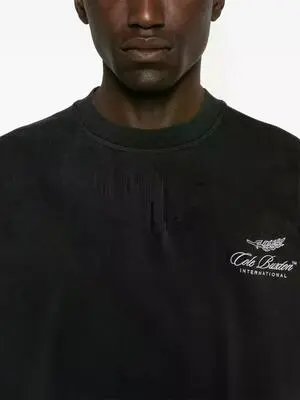 COLE BUXTON Logo-embroidered T-shirt