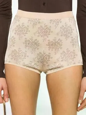 Fendi Bouquet Jacquard Shorts