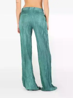 Roberto Cavalli Crease-effect Trousers