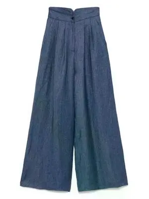 Dusan Linen Wide Leg Trousers