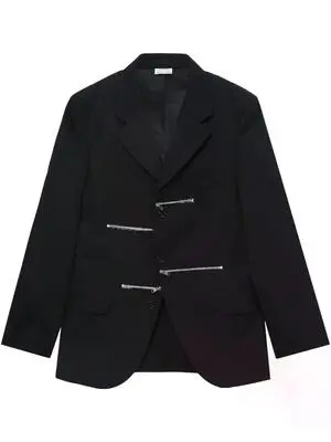 Comme Des Garçons Zip-detailing Blazer