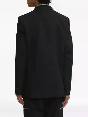 Comme Des Garçons Zip-detailing Blazer