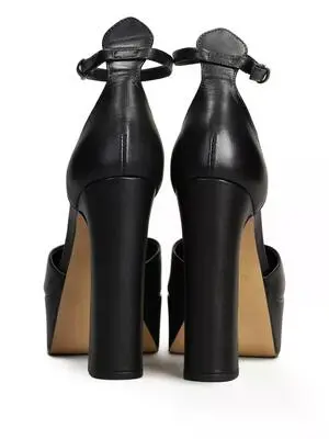 ANDREA CARRANO 120mm Leather Platform Pumps