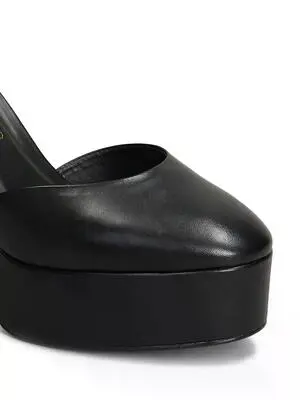 ANDREA CARRANO 120mm Leather Platform Pumps