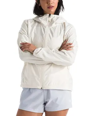 The North Face Cyclone Hooded Windbreaker - White Dune