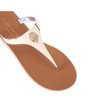 Kurt Geiger Maddison T-strap Sandals - Rust/copper