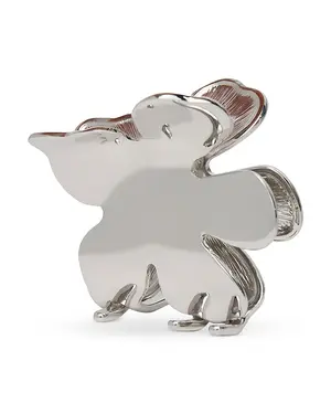 Lele Sadoughi Lily Polished Claw Clip - Silver