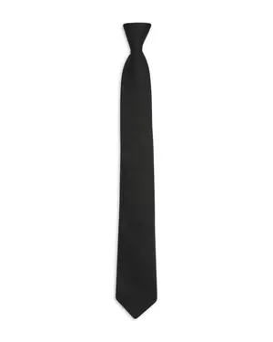 Bloomingdale'S Silk Textured Skinny Tie - Black