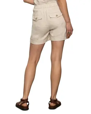 Sanctuary Caravan Linen Cuffed Shorts