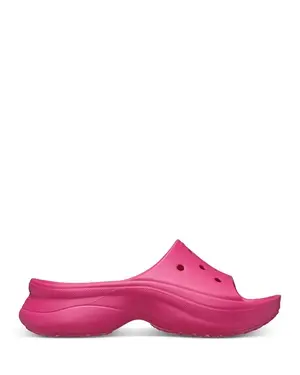 CROCS Bae Slide Sandals - Dragonfruit