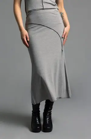 WEEKEND LOS ANGELES Marisol Maxi Skirt - Natural Grey