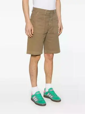 SUNFLOWER Wide Twist Shorts - Brown