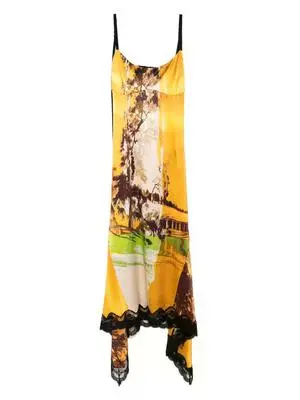 Monse Printed Slip Dress
